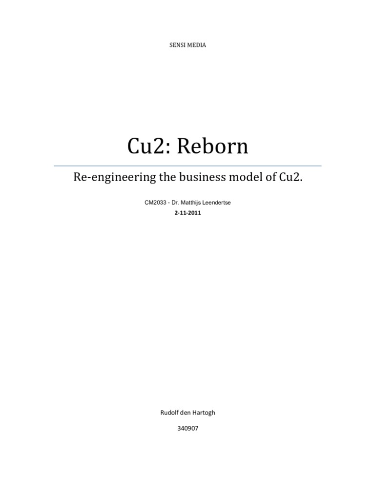 CU2 Reborn | PDF | Social Networking Service | Facebook