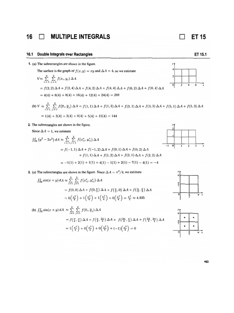 Chapter 13 Multiple Integrals | PDF