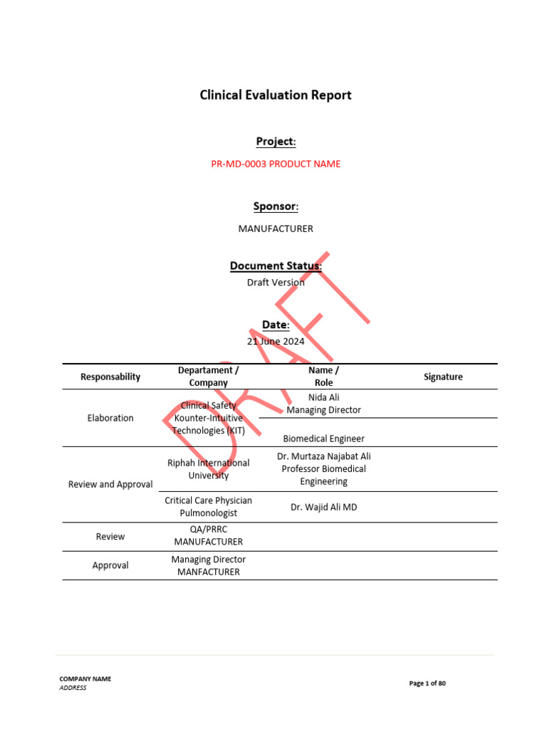 Clinical Evaluation Template | PDF | Angiography | Stent