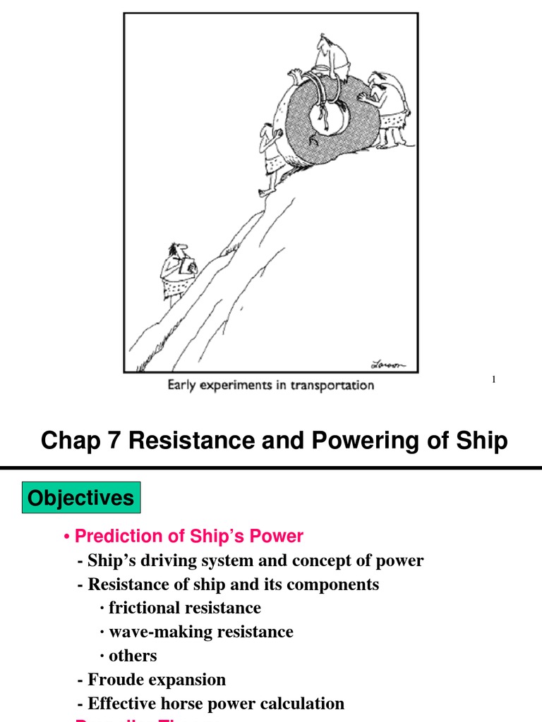 Ship Resistance: Types and Calculations | PDF | Drag (Physics) | Propeller