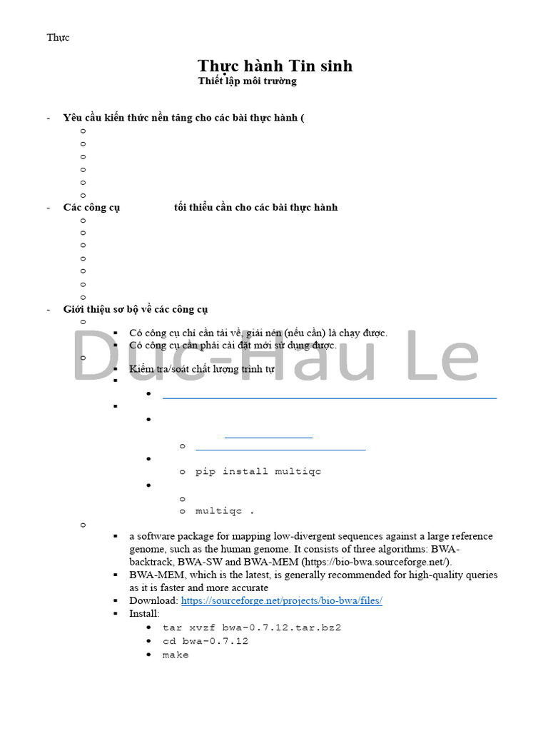 Bioinfo Labs 1 v2 | PDF