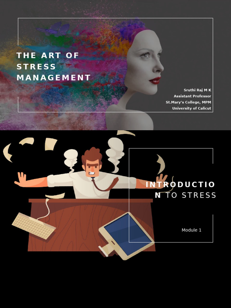 The Art of Stress Management - Dept. of Psychology | PDF | Stress ...