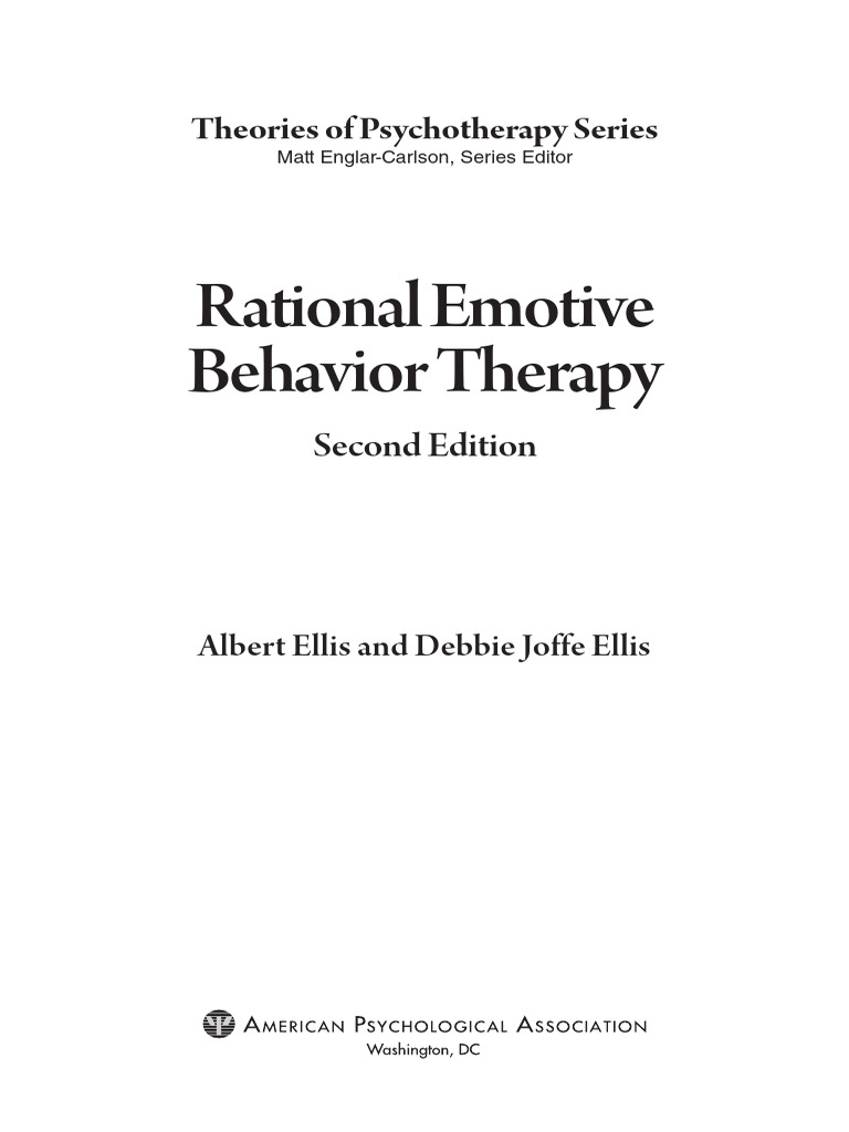 Rational Emotive Behaviour Therapy | PDF | Rational Emotive Behavior ...