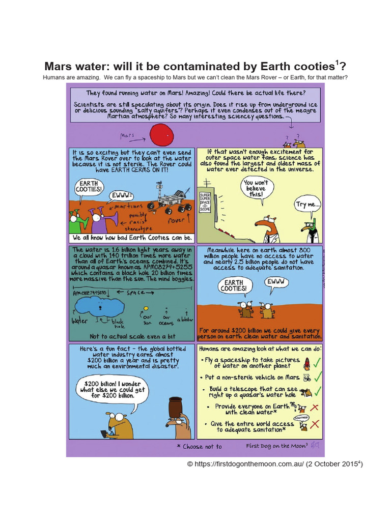 Mars Cartoon Paper 1 | PDF | Science & Mathematics