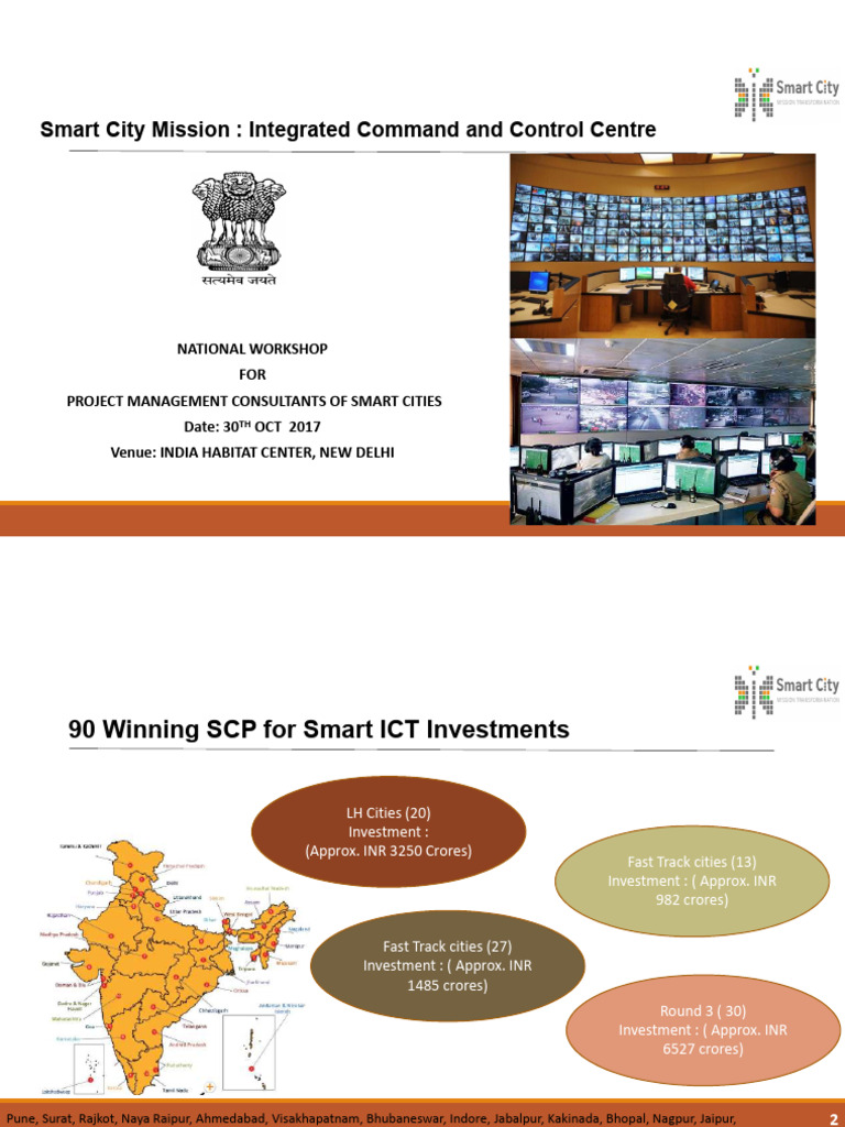 Smart City Mission Integrated Command An | PDF | Request For Proposal | Computing