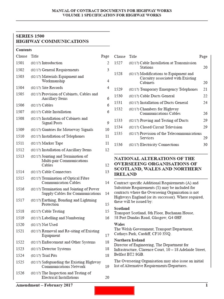 SHW Series 1500 Highway Communications - February 2017 | PDF ...