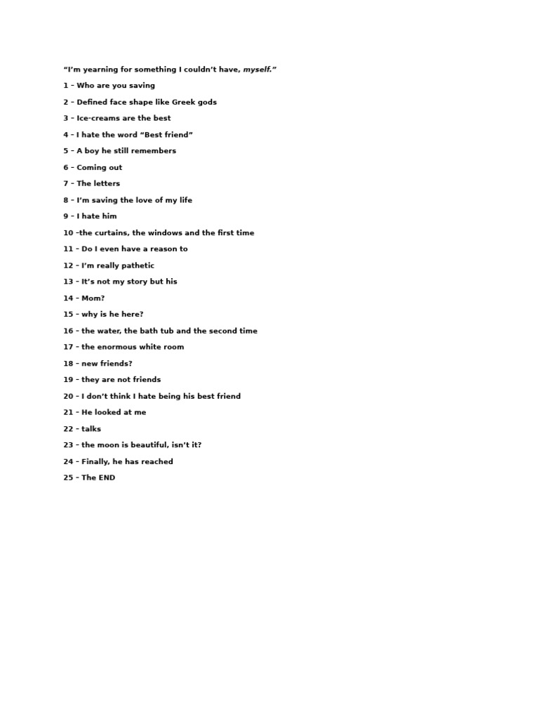 Yearning | PDF