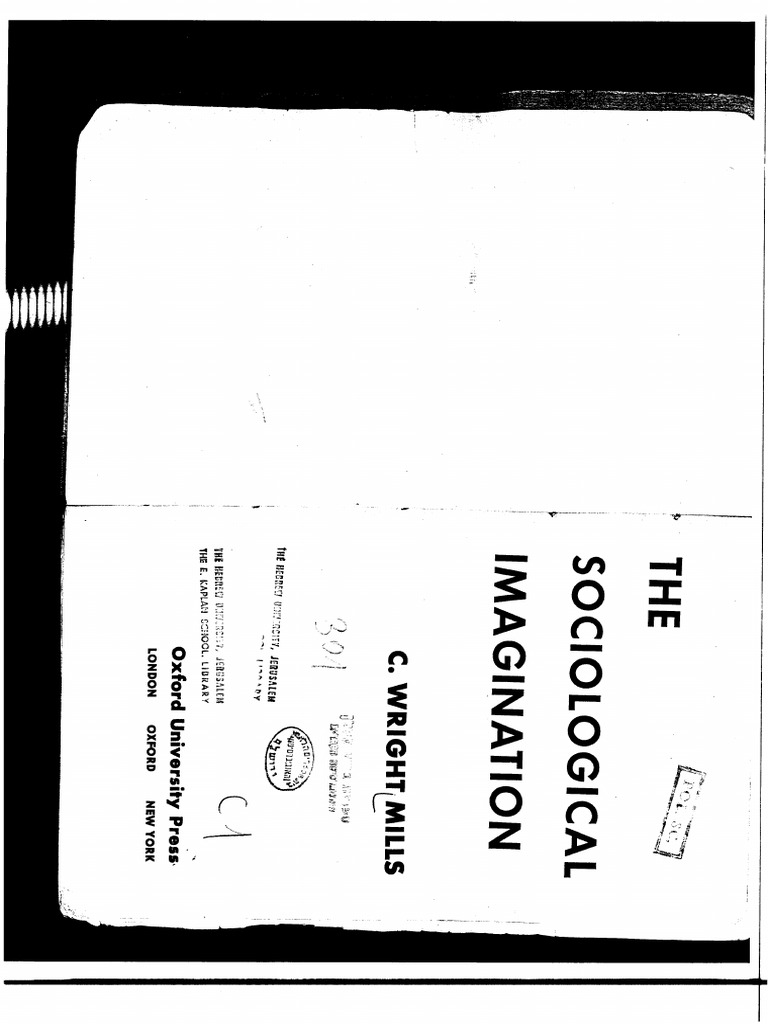 The Sociological Imagination | PDF