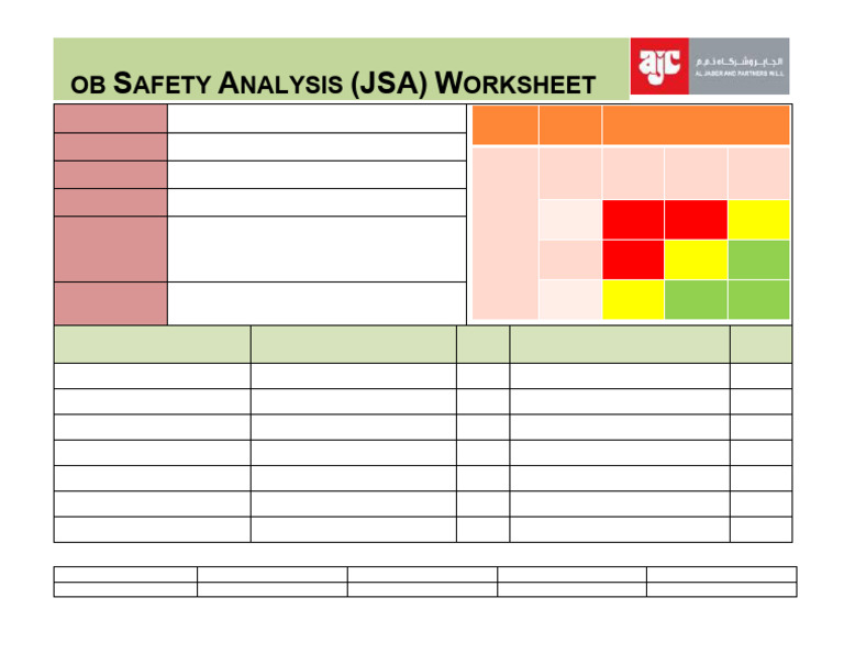 JSA Worksheet Module 002 | PDF