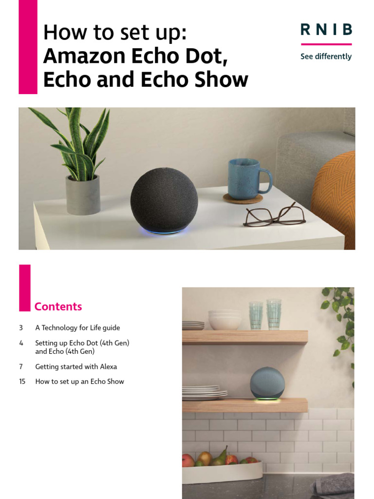 Echo Start Guide APDFJuly2021 | PDF | Amazon Echo | Mobile App