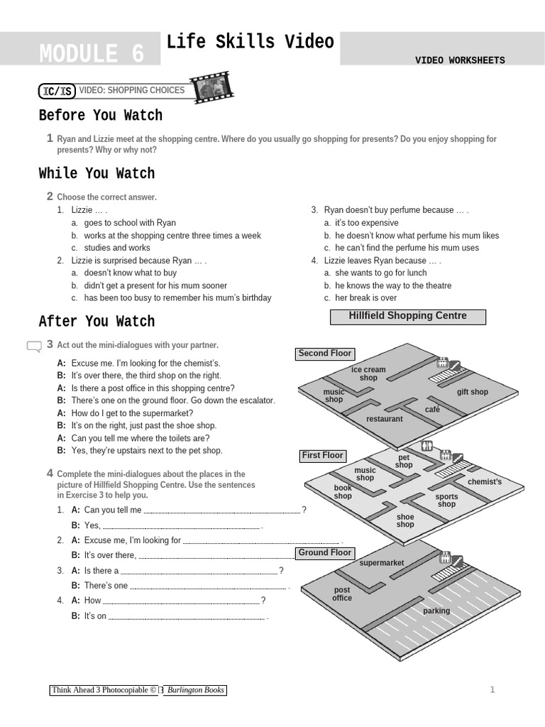 06ThinkAhead3 - Video WS - Mod6 | PDF | Shopping Mall | Retailing