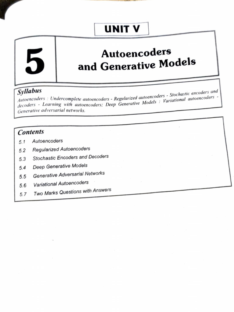 DL UNIT 5 | PDF | Artificial Neural Network | Learning