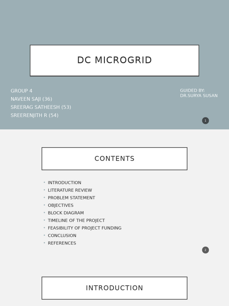 DC Microgrid | PDF | Electrical Grid | Electric Power Distribution