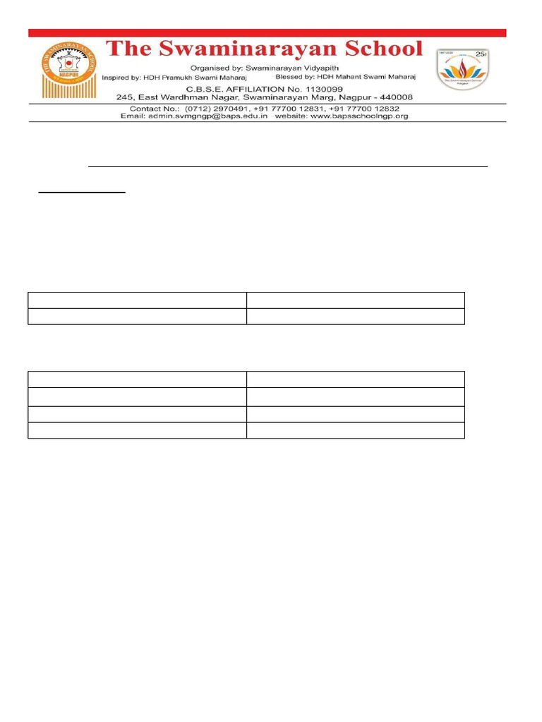 Circular - STD VI To VIII | PDF