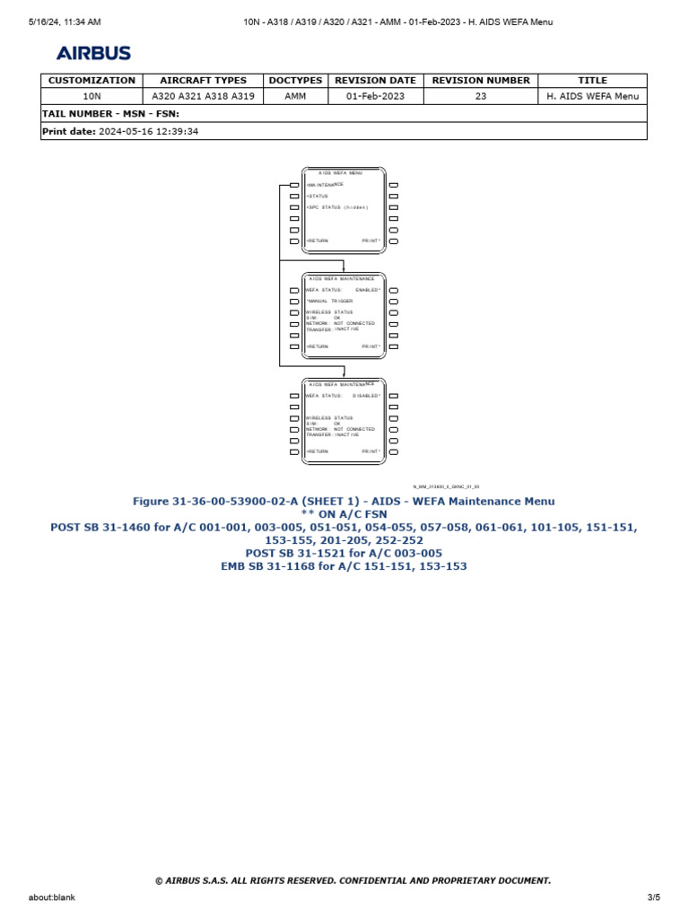 Aids Interconnection (Dmu, Dar) - Description and Operation | PDF | Jet ...