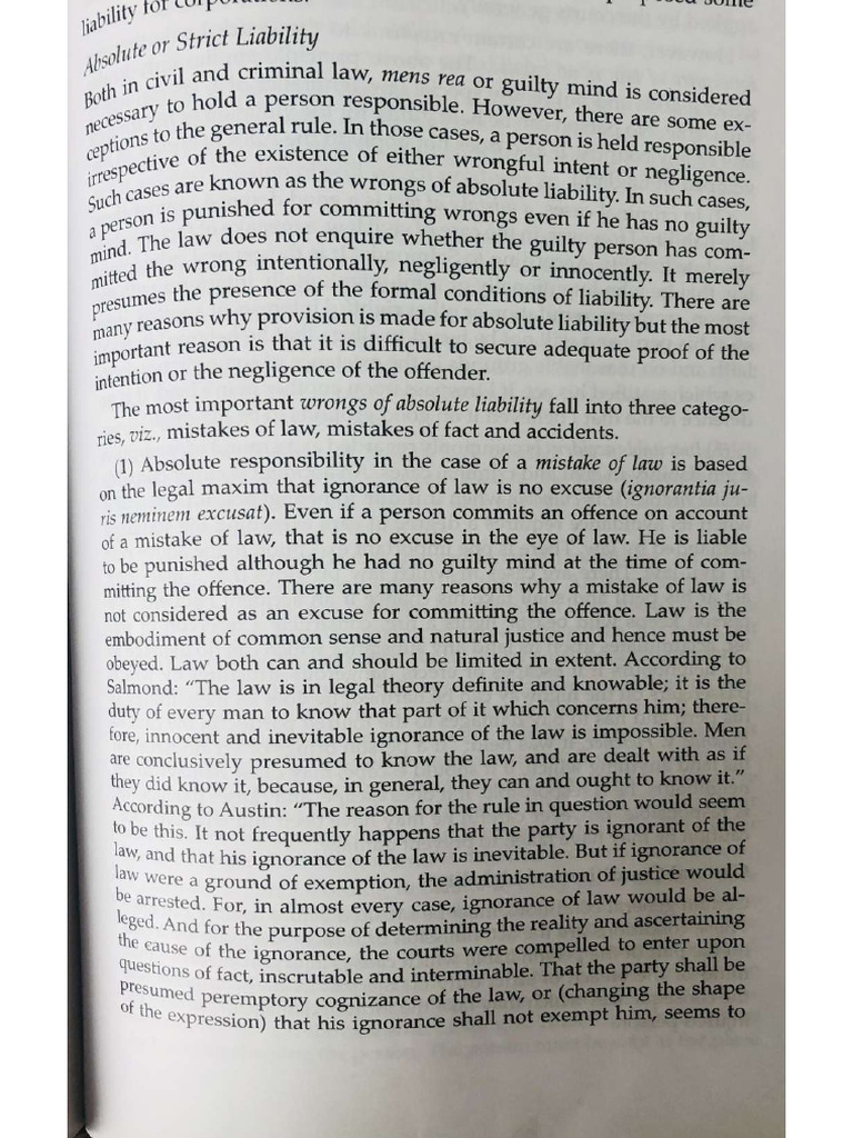 Strict Liability | PDF