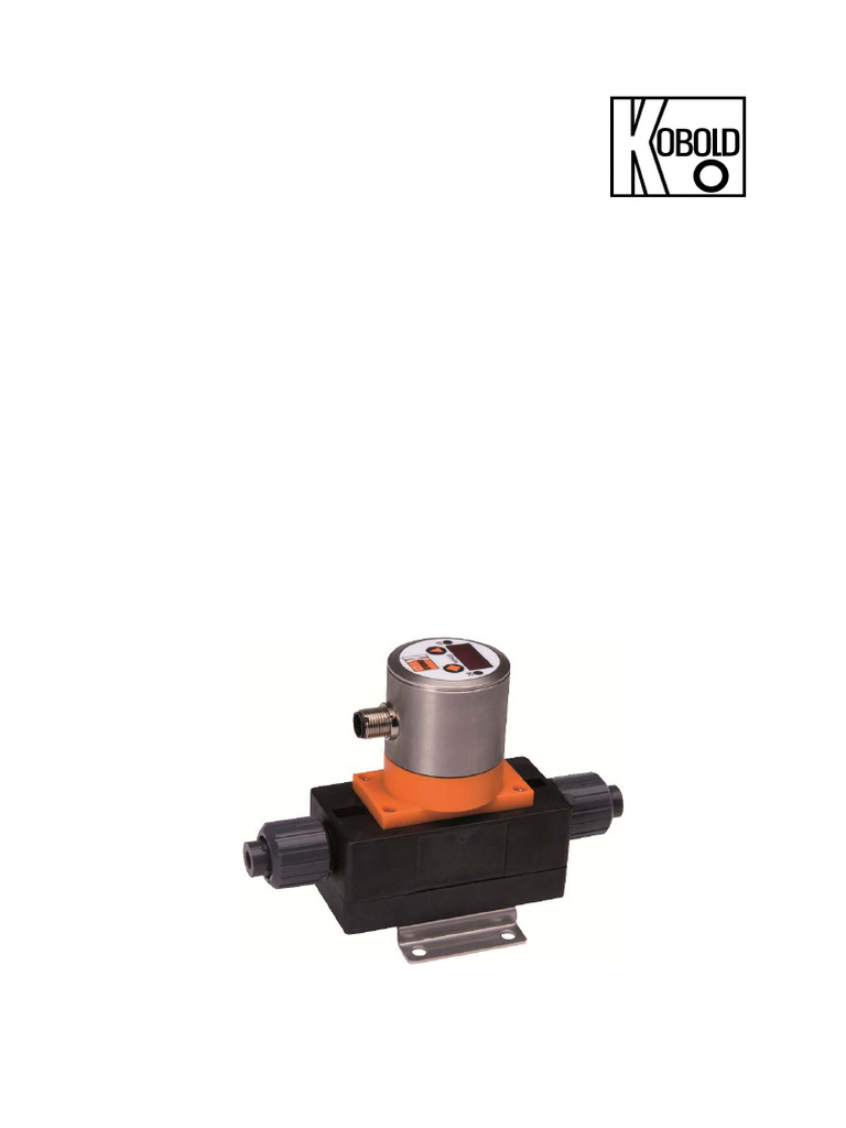 Kobold MIK Manual | PDF | Flow Measurement | Electrical Resistivity And ...