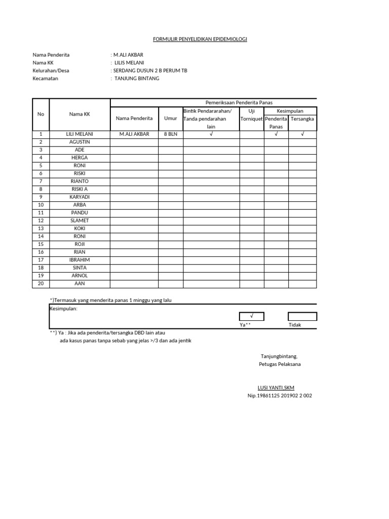 Pe DBD 2023 - Surveilans - 1 | PDF