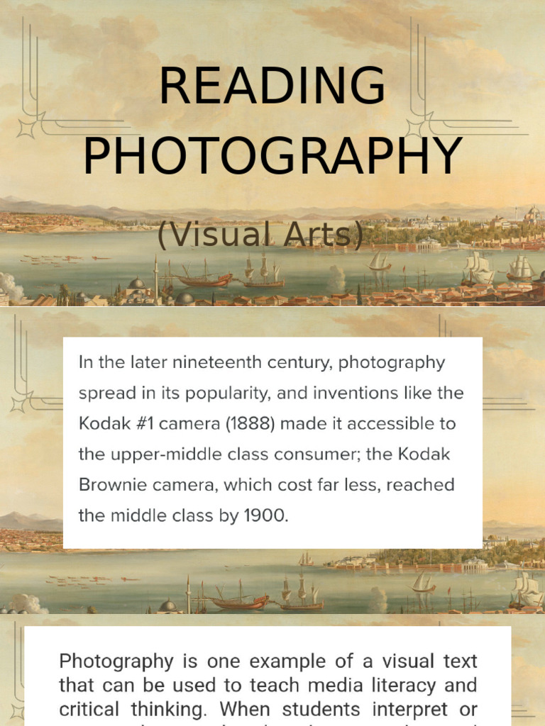 Reading Phtography Visual Art | PDF