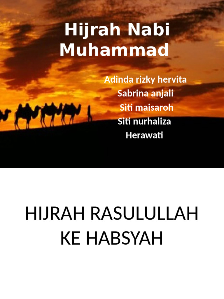 Hijrah Nabi Muhammad: Dari Thaif ke Madinah | PDF | Perjalanan | Sejarah