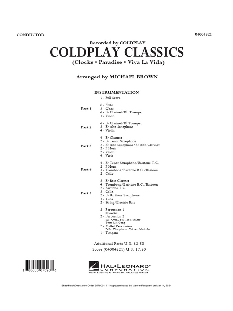 Coldplay Classics | PDF