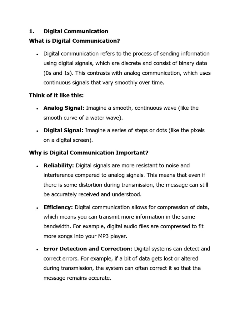Digital Telecomunications | PDF | Modulation | Error Detection And Correction