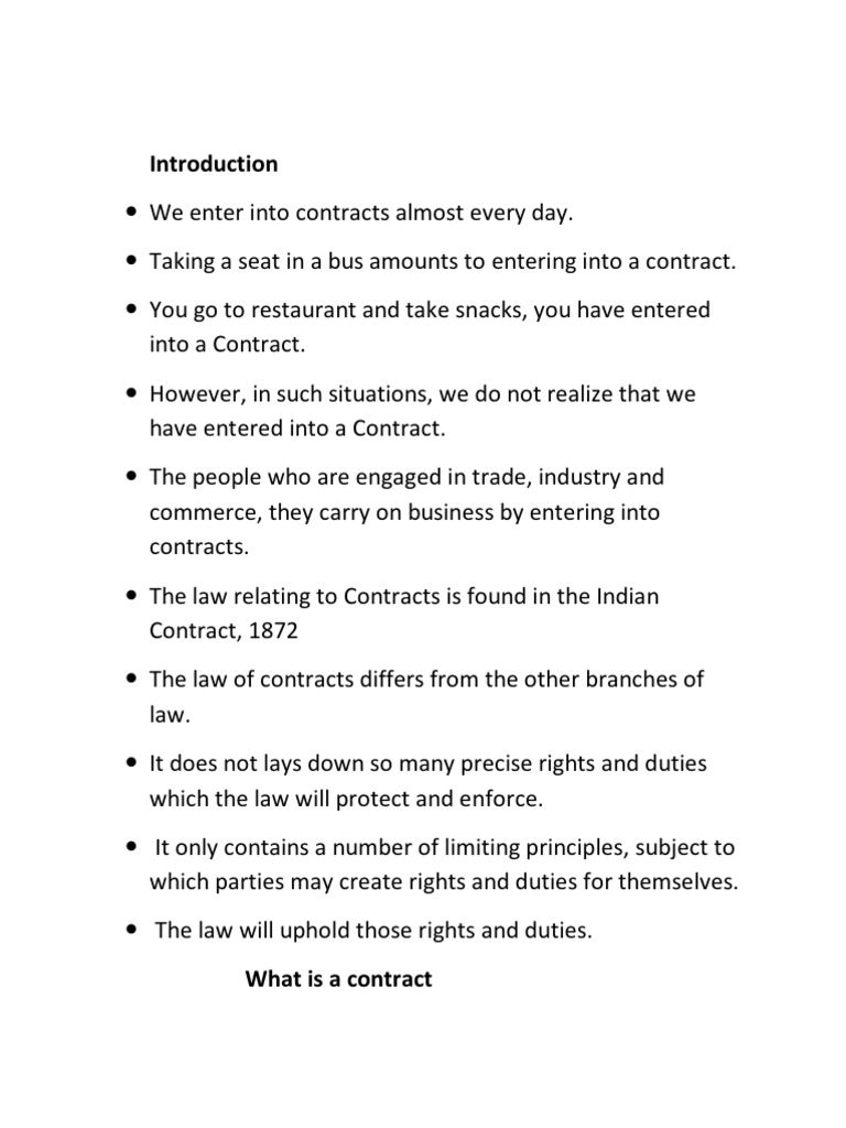 Unit-1 Business Legislations | PDF | Contract Law | Legal Concepts