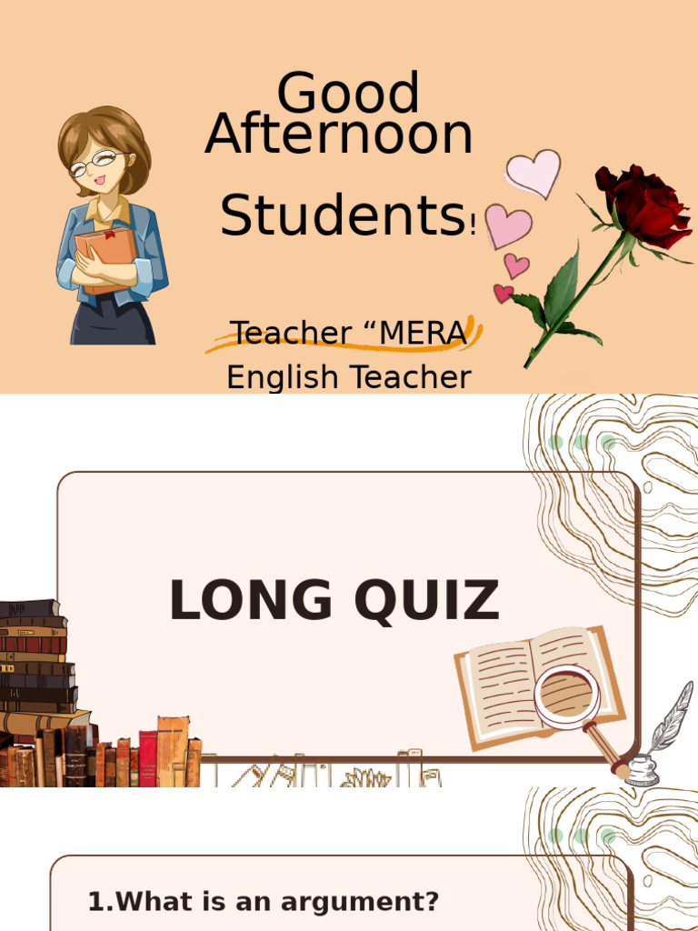 Components of Argumentative Essay | PDF | Essays | Argument