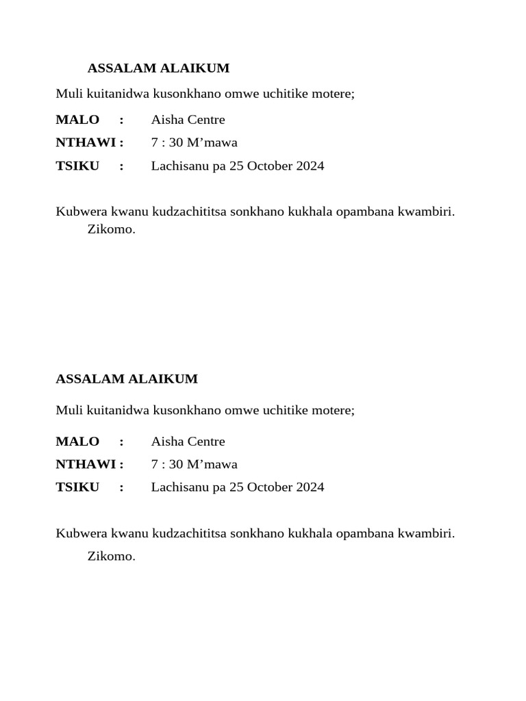 Assalam Alaikum | PDF | Religion & Spirituality