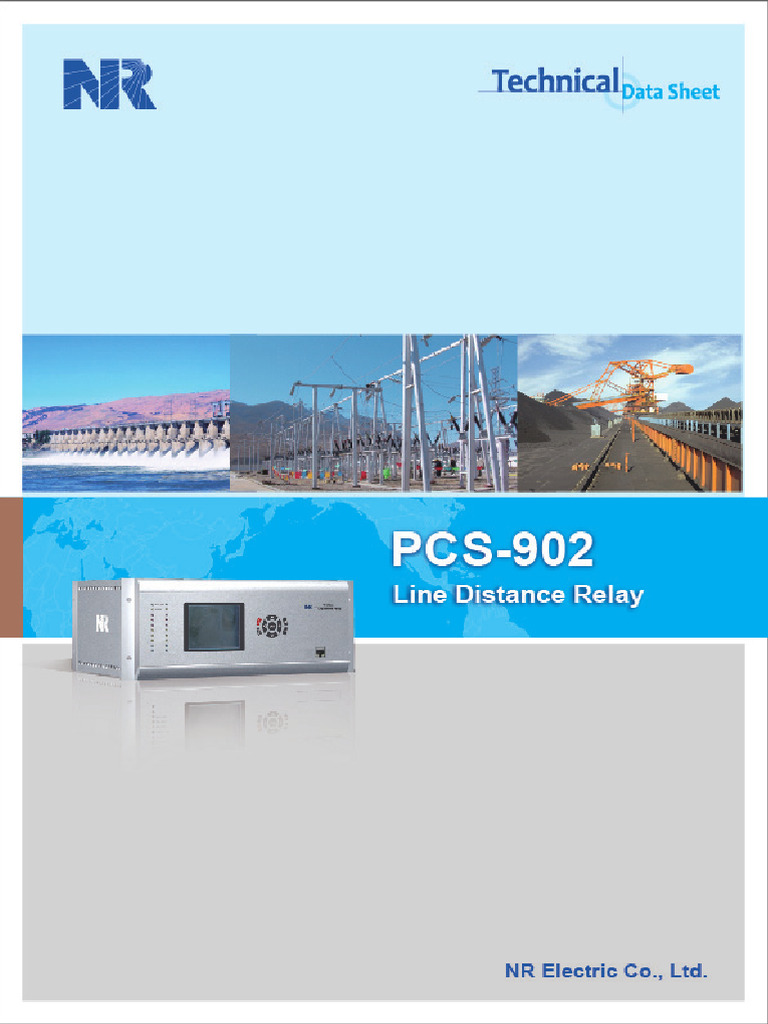 PCS-902 Line Distance Protection Data Sheet | PDF | Electrical ...