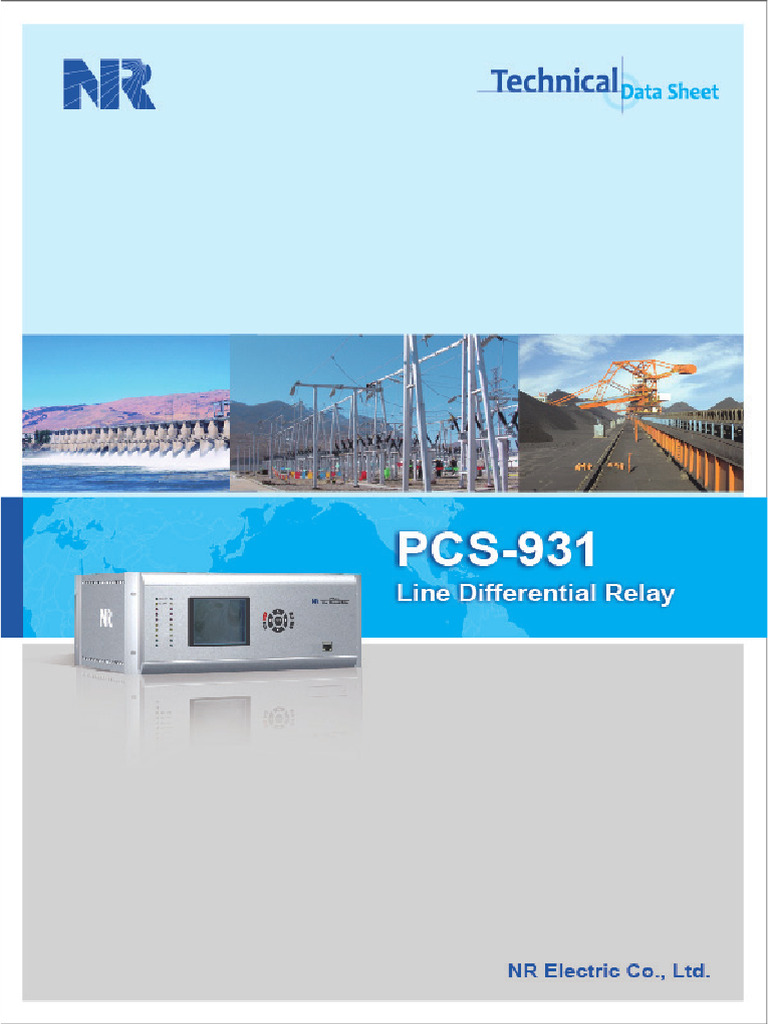 PCS-931 Line Current Differential ProtectionData Sheet | PDF ...