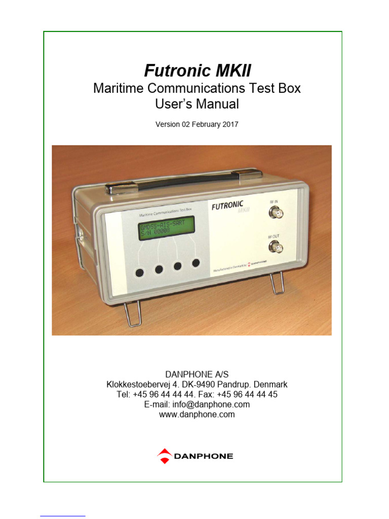 Futronic Mkii | PDF | Frequency Modulation | Very High Frequency