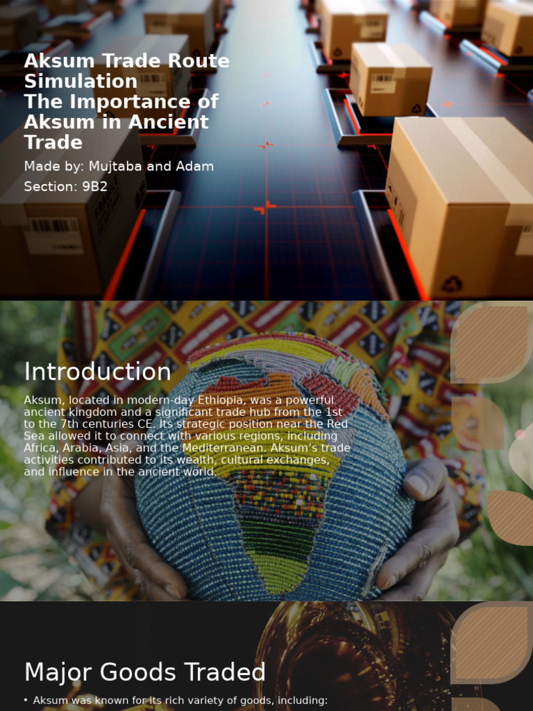 Aksum: Ancient Trade Hub Insights | PDF | Trade | Spice