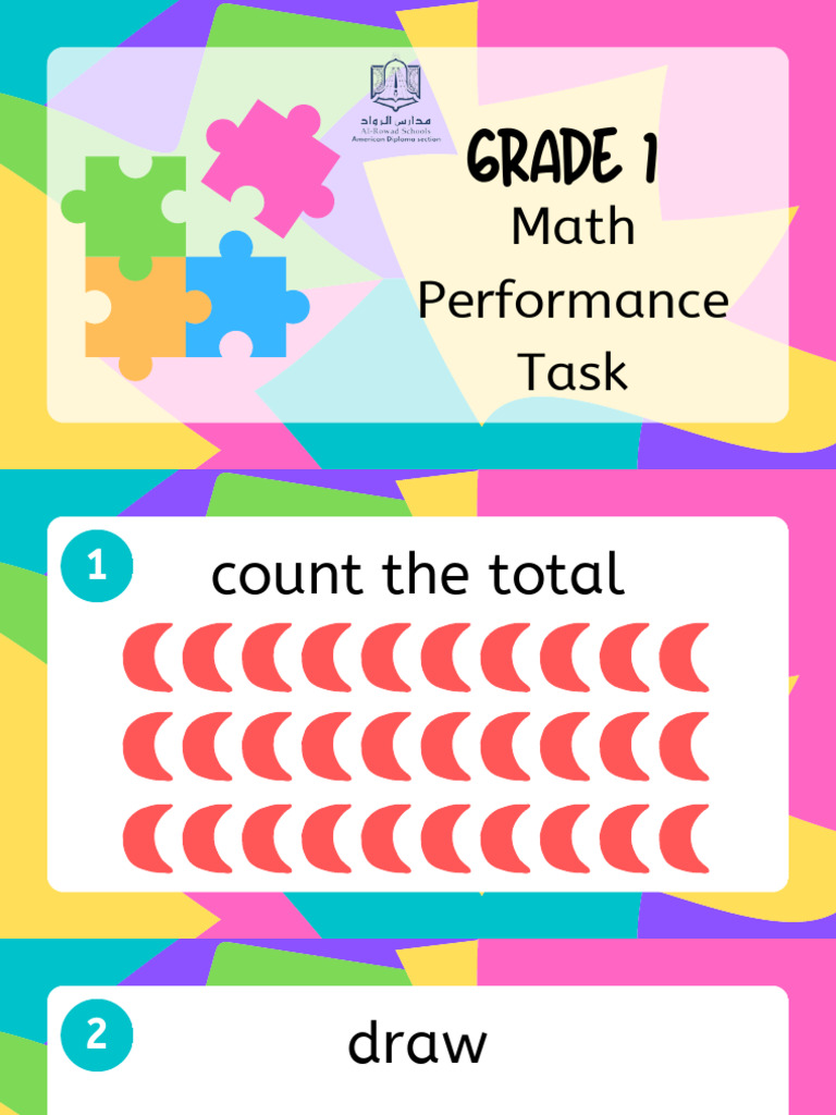 Grade 1 Math Performance Tasks Guide | PDF