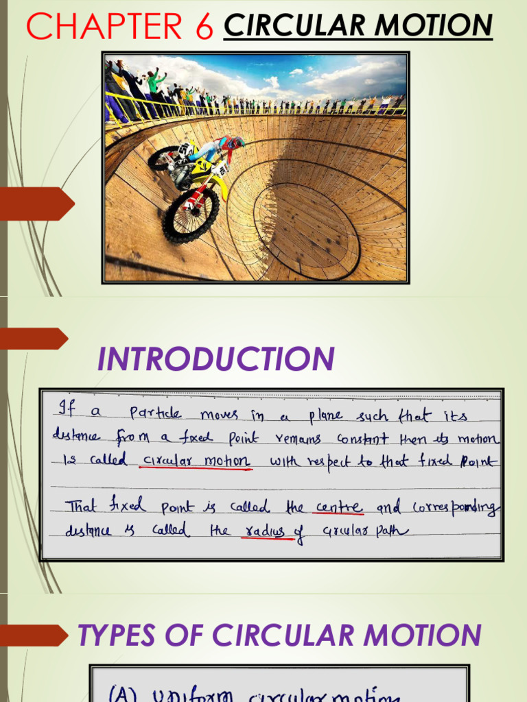Circular Motion | PDF | Technology & Engineering | History