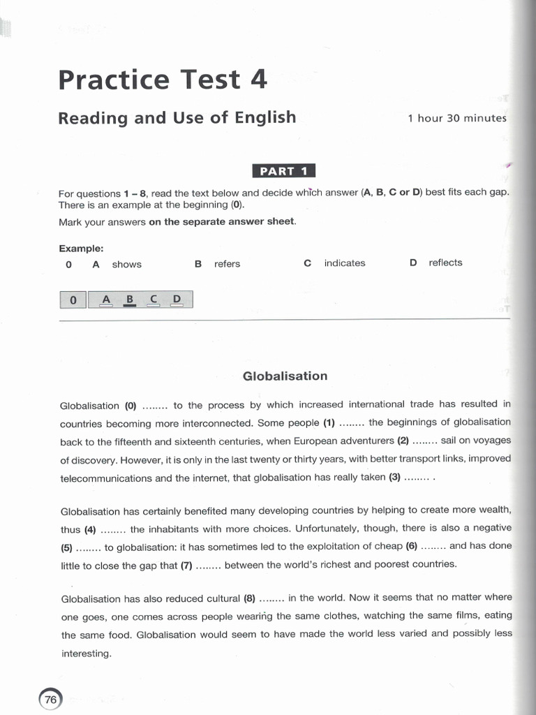T4 - Richmond - Reading and Use of English | PDF