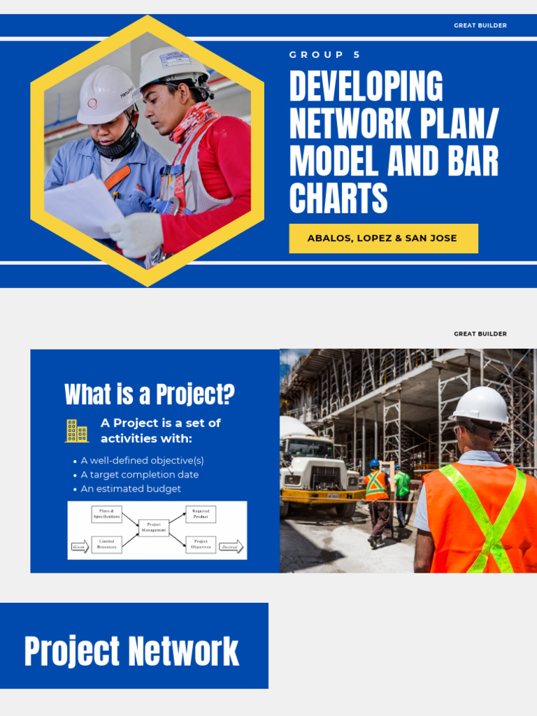 CE1 - GROUP 5 Developing Network Plan Model and Bar Chart | PDF | Business