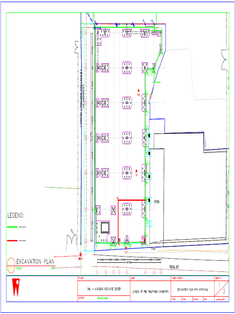 Excavation Limit As of June 20, 2019-PLAN | PDF