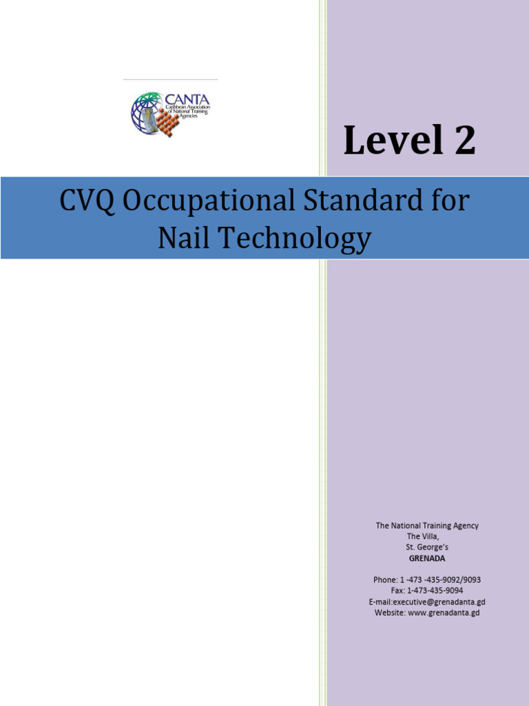 Nail Technology Level 2 CVQ PDF | PDF | Educational Assessment | Occupational Safety And Health