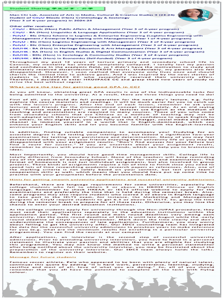 Ssfs 2324 AAMCCS Man Chi Luk | PDF