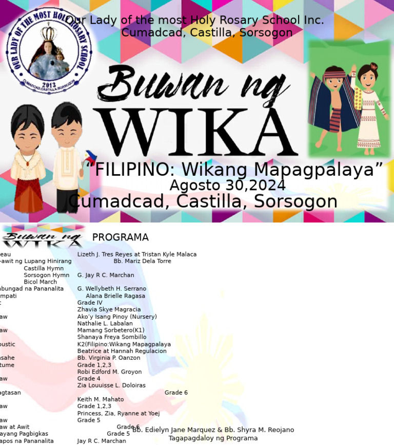 Buwan NG Wika 2024 | PDF