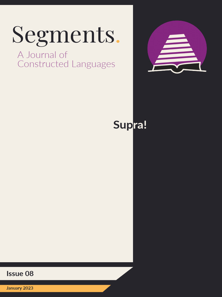 Segments 08 (January 2023) Supra - Rconlangs v1.2 | PDF | Metre (Poetry ...
