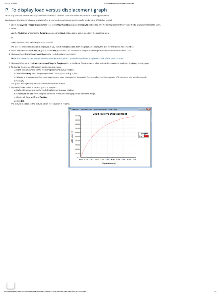 P. To Display Load Versus Displacement Graph | PDF | Vertex (Graph ...