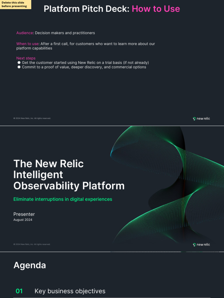 New Relic Observability Platform Guide | PDF | Cloud Computing ...