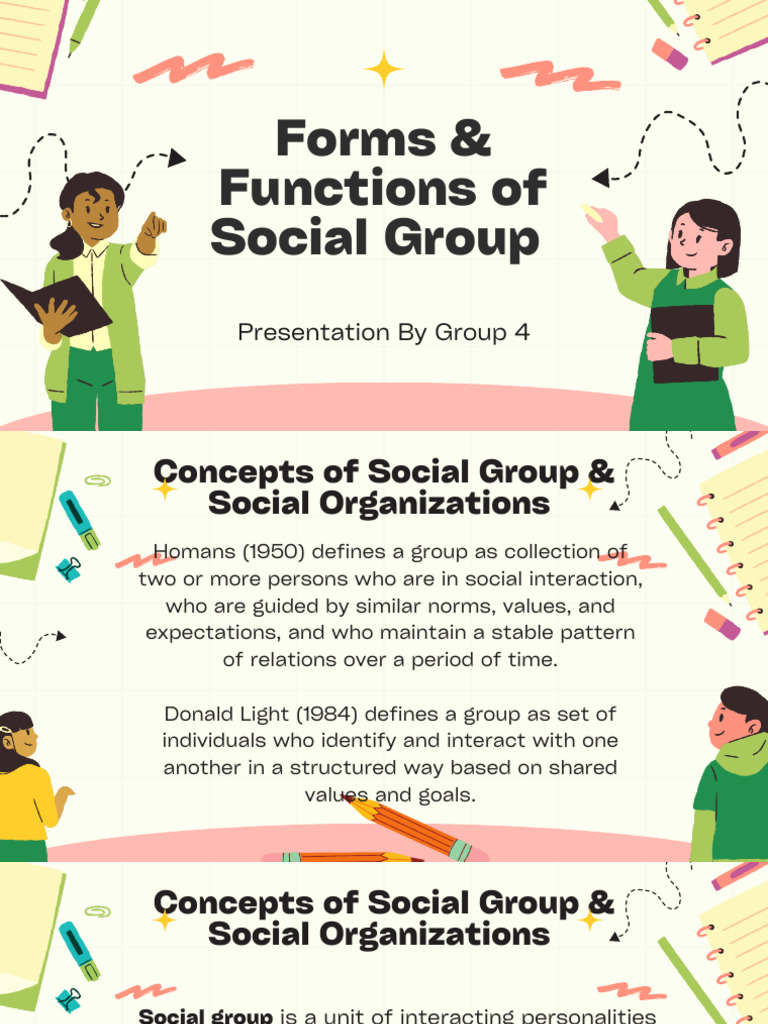 Forms & Functions of Social Group PDF | PDF | Social Group | Social ...