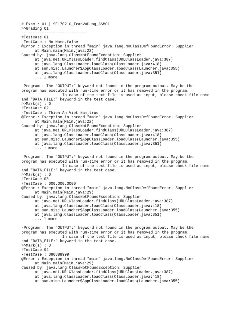 Grading Details Grading 29102024015714 | PDF | Java (Programming Language) | Object Oriented ...