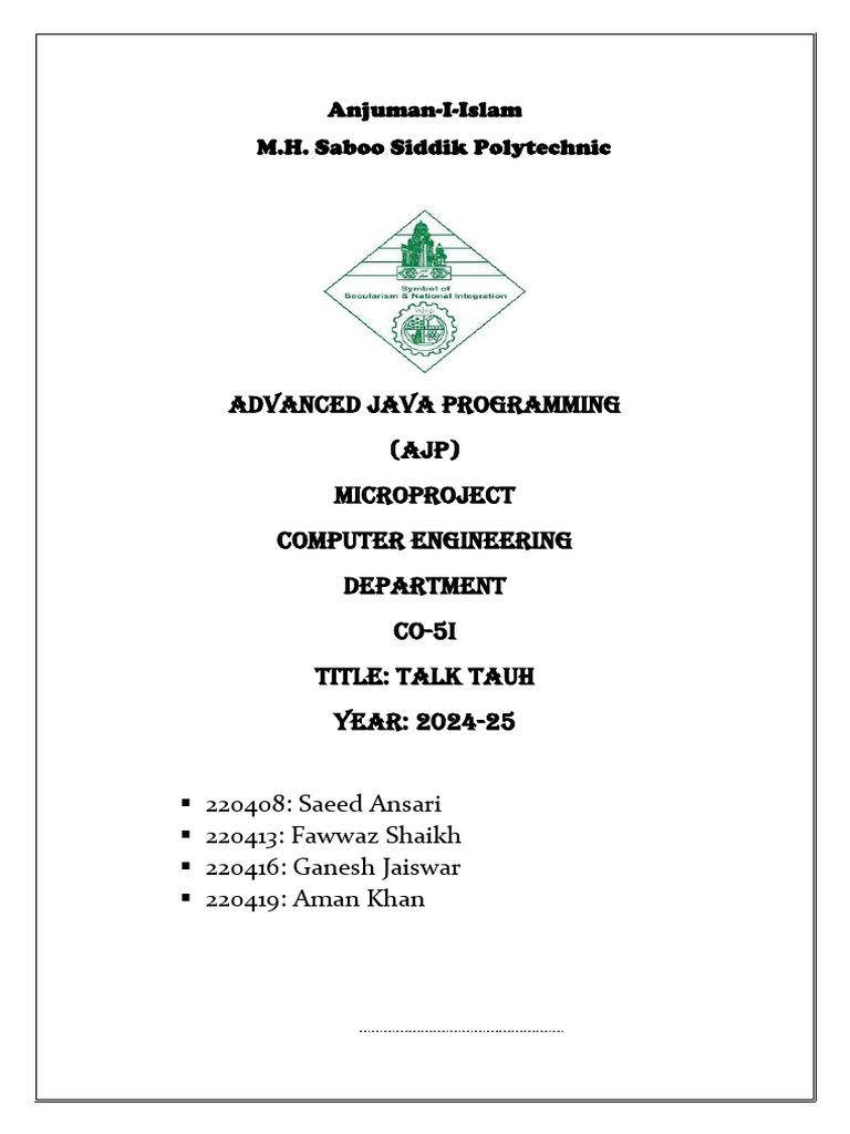 AJP Report Msbte 5th Sem | PDF | Java (Programming Language) | Computing