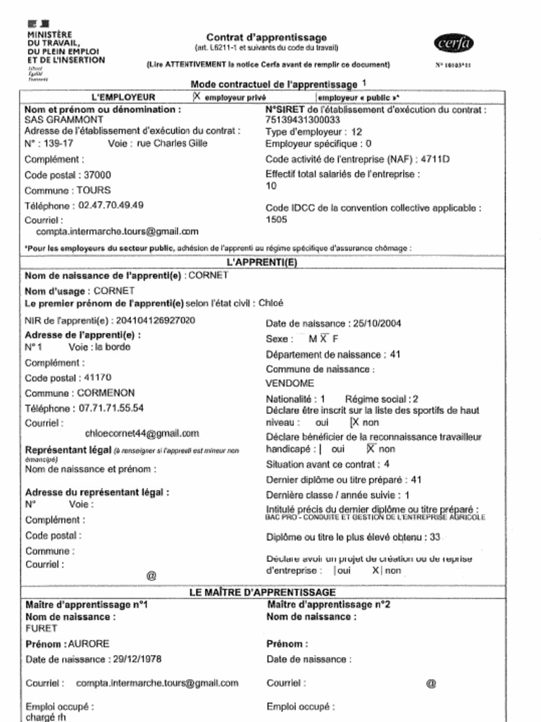 Contrat Signe 3 | PDF