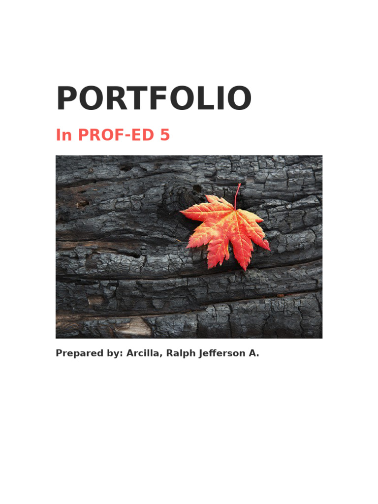 Prof-Ed 5 Biography | PDF | Learning | Cognition