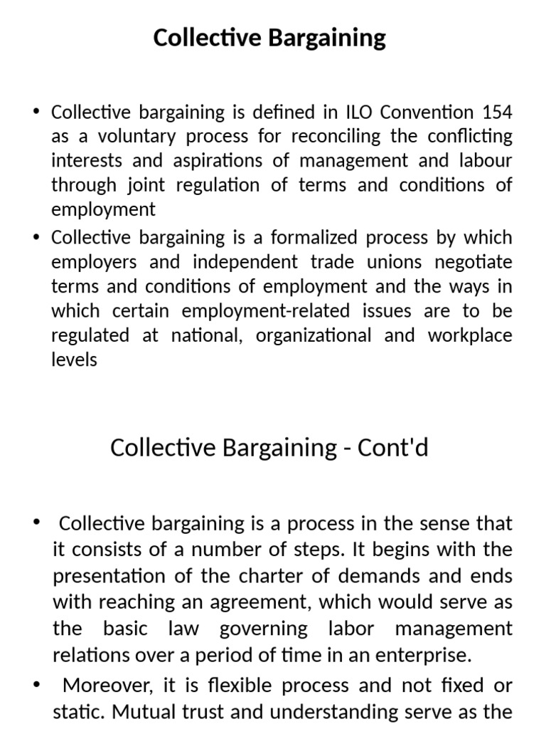 Collective Bargaining | PDF | Cost Of Living | Collective Bargaining